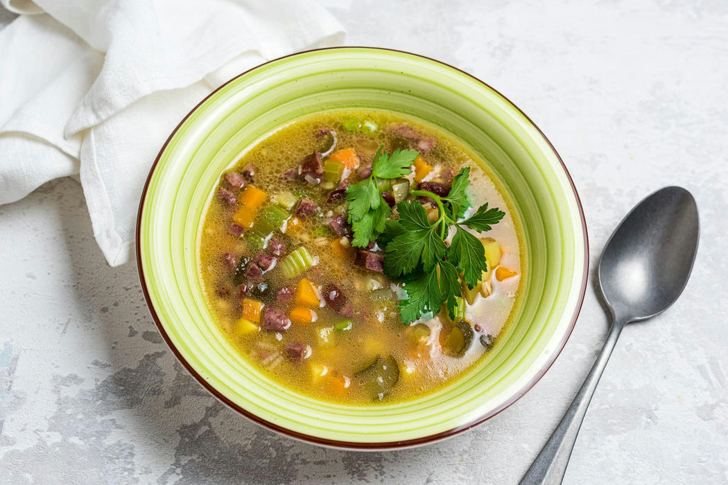 Smoked Sausage & Barley Groat Soup – Clean Kitchen